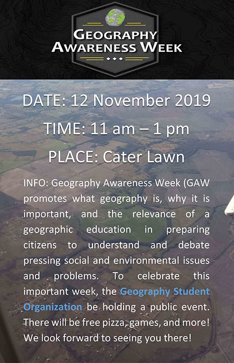 Geography Awareness Week